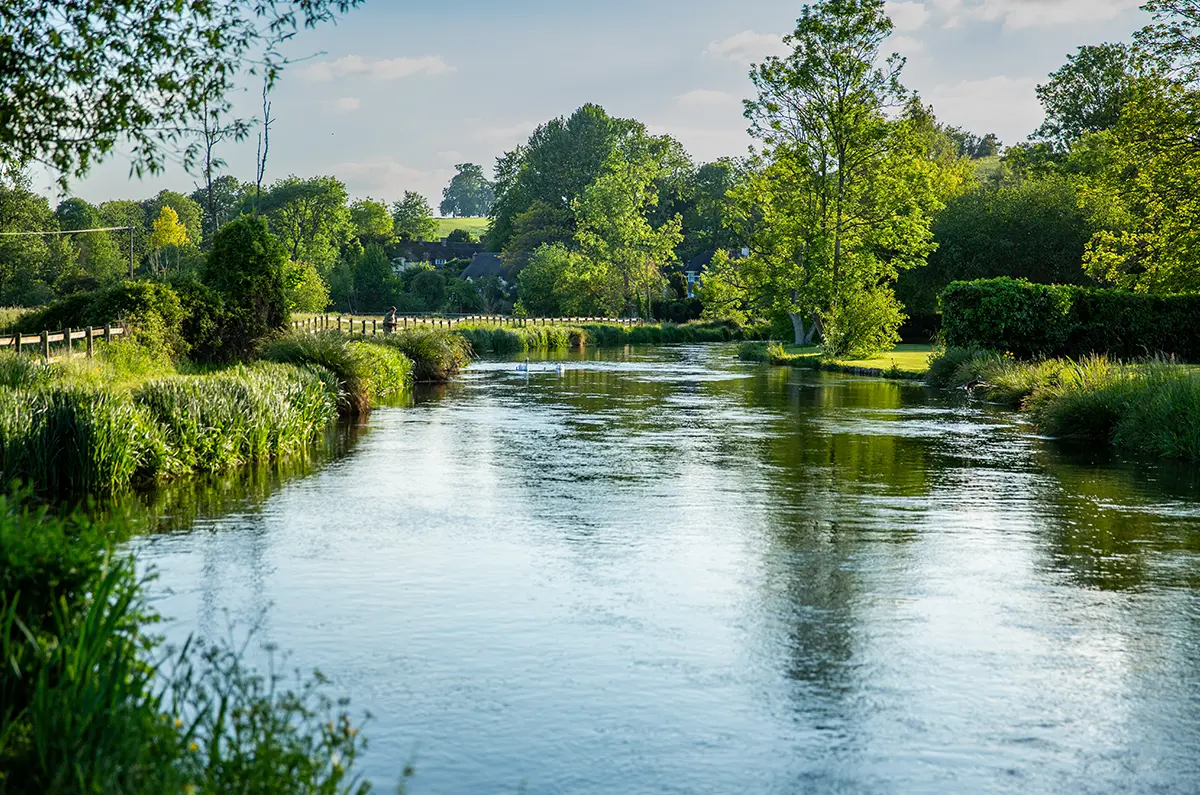 The Finest Chalkstream Trout Fishing - Wherwell Priory