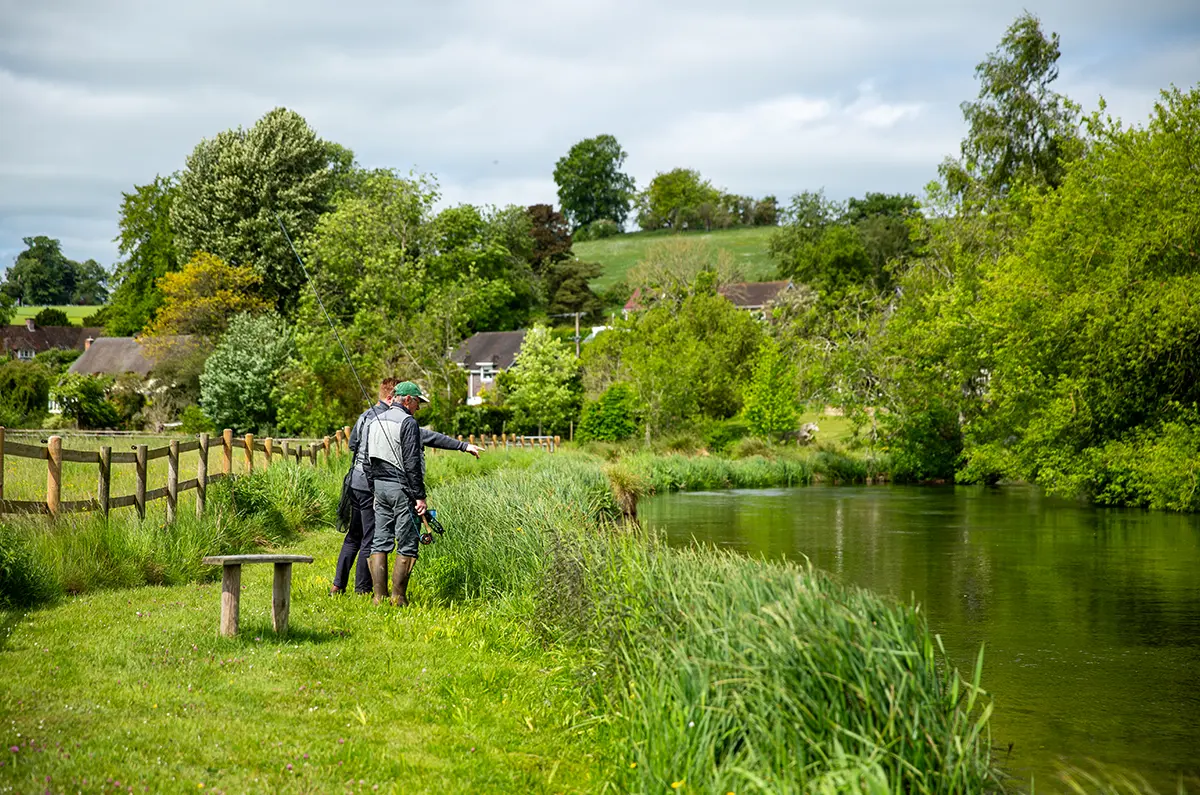 The Finest Chalkstream Trout Fishing - Wherwell Priory