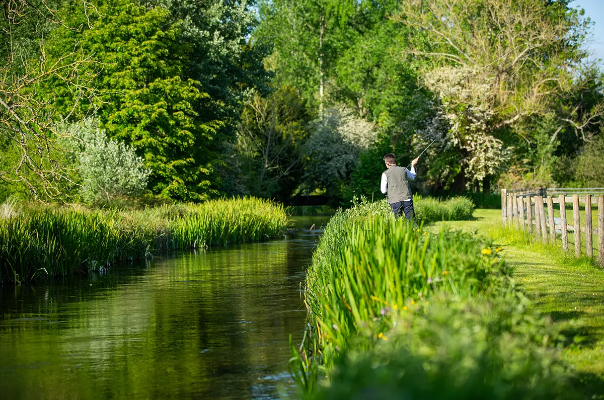 The Finest Chalkstream Trout Fishing - Wherwell Priory